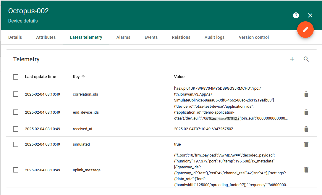 Internet of Everything: Thingsboard
